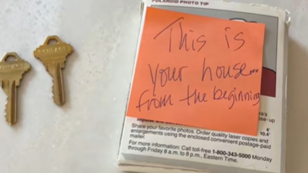 Homeowners Get Note From Previous Owner: "This Is Your House" – InspireMore