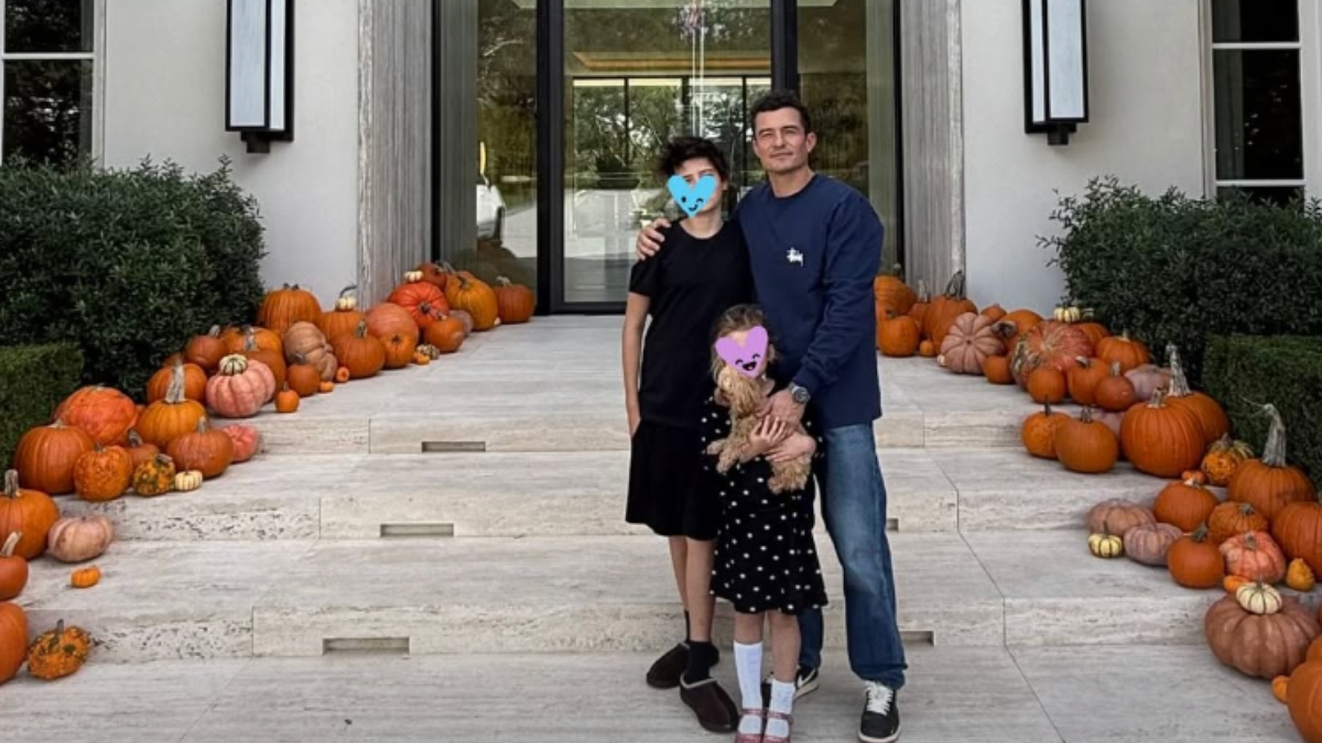 Orlando Bloom Celebrates Thanksgiving with Photo of His Kids