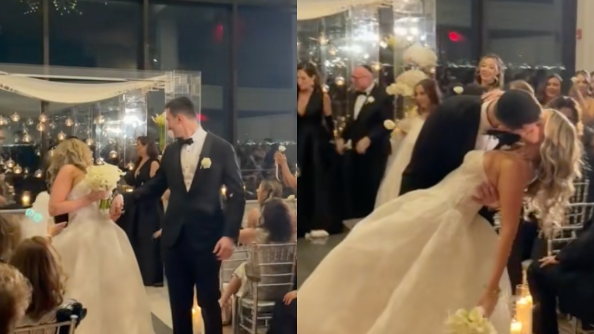 Bride's Goes Viral After Making the Best of Bad Luck